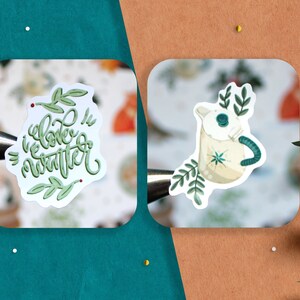 Winter Aesthetics Sticker Sheet , Winter Stickers, Journal Stickers ...