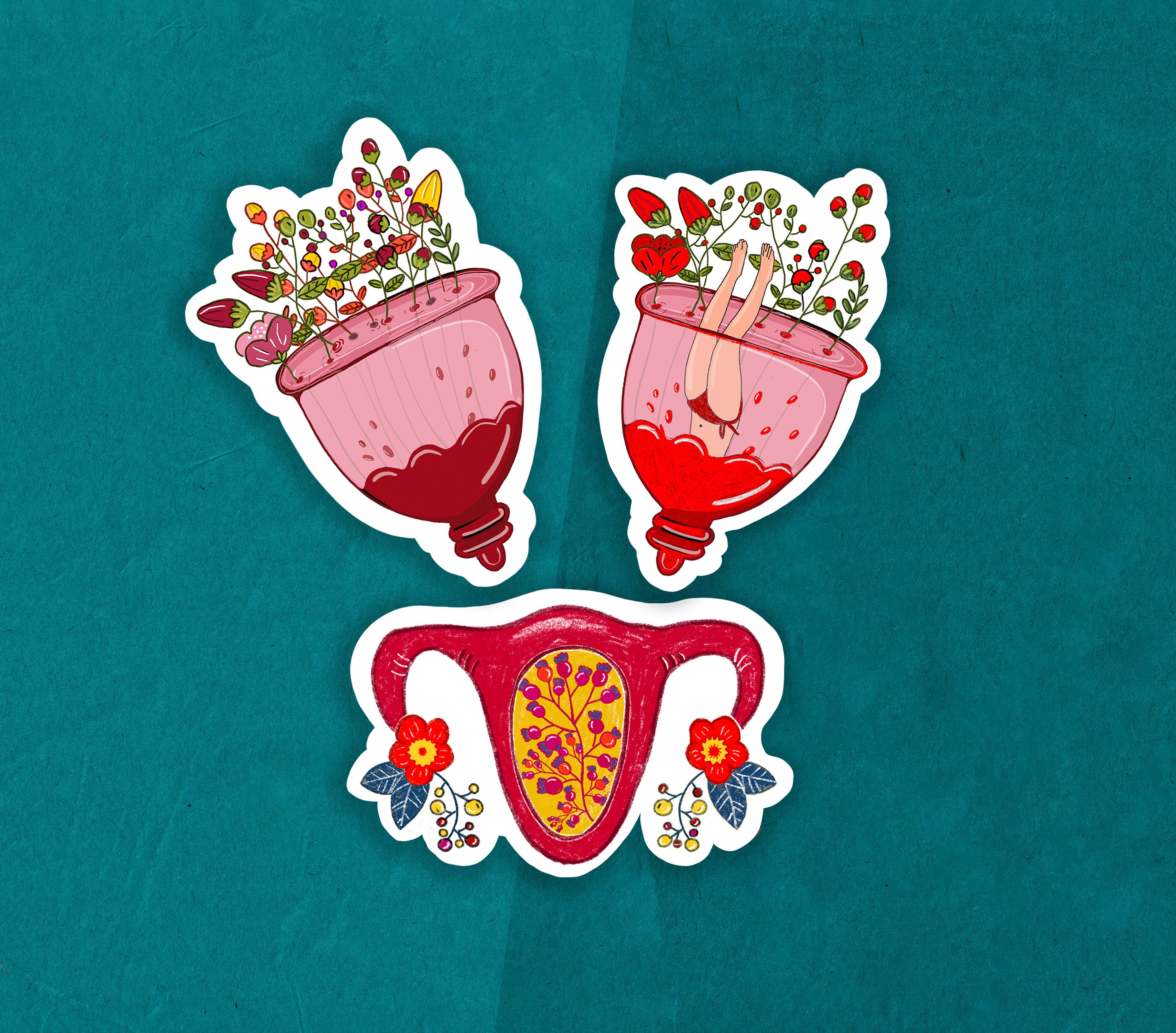 Period sticker pack period planner stickers planner | Etsy