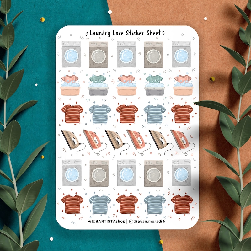 Laundry Sticker - Etsy