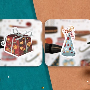 Happy Birthday Sticker Sheet , Journal Sticker, Planner Stickers ...