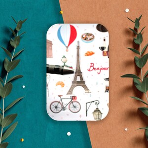 Paris France Stickers , Travel Doodle Stickers , Planner Stickers ...