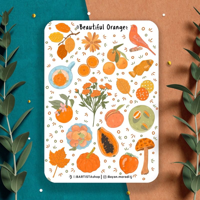 Nature Themed Stickers - Etsy