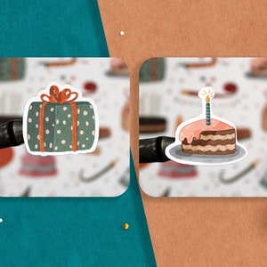 Happy Birthday Sticker Sheet , Journal Sticker, Planner Stickers ...