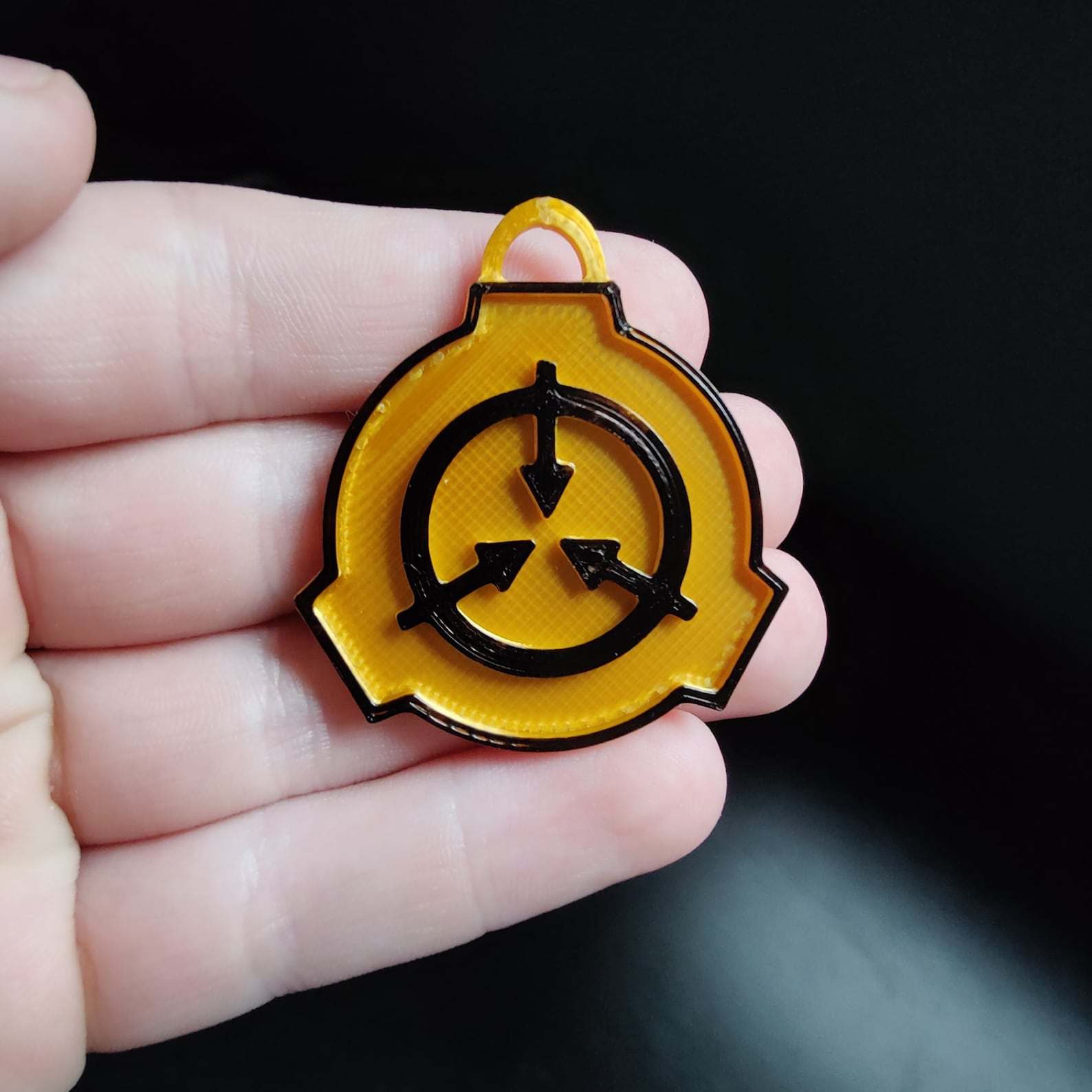 3D Printed Scp Keychain - Etsy