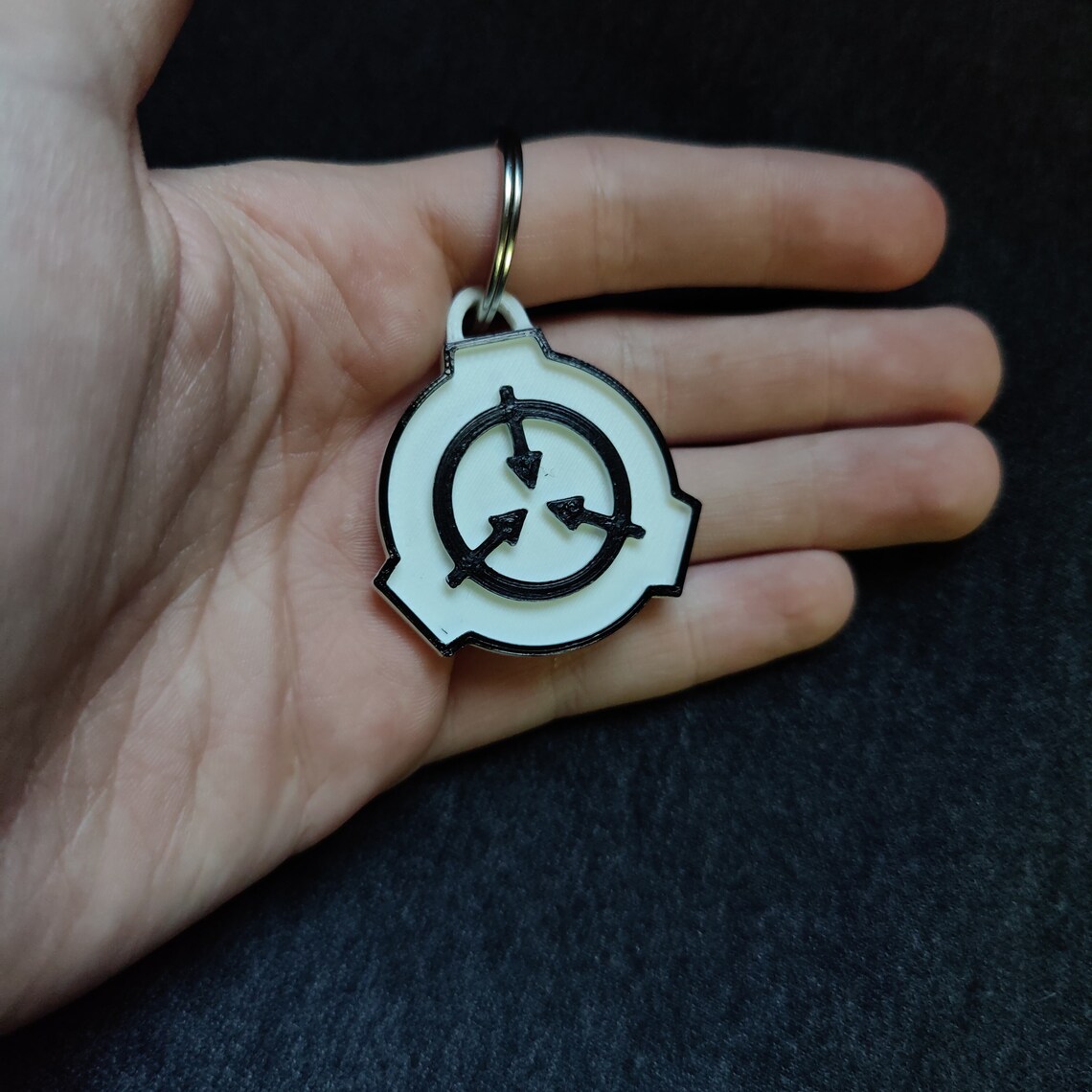 3D Printed Scp Keychain - Etsy