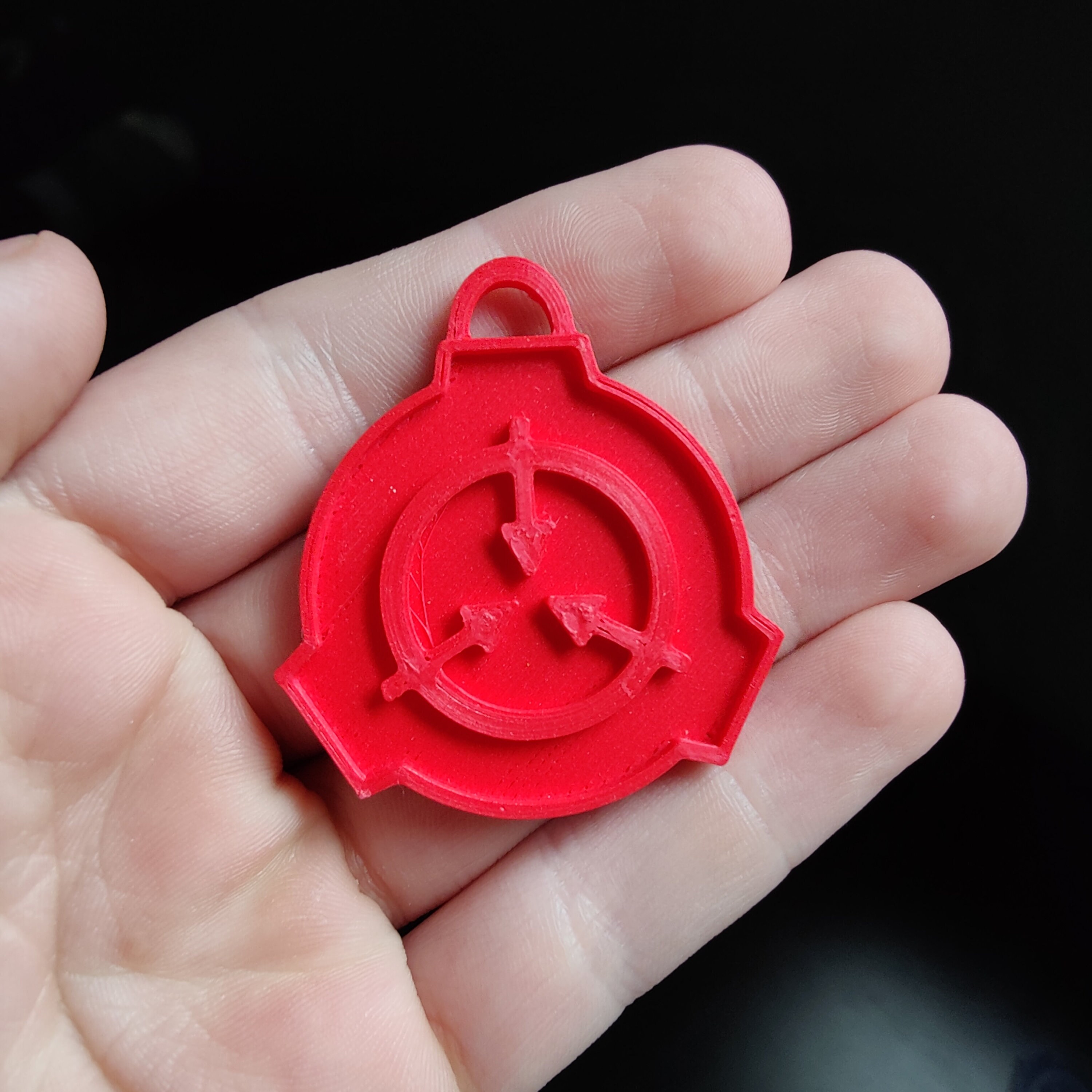 3D Printed Scp Keychain - Etsy