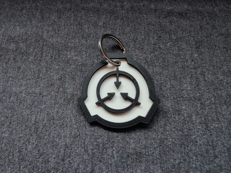 3D Printed SCP Keychain - Etsy