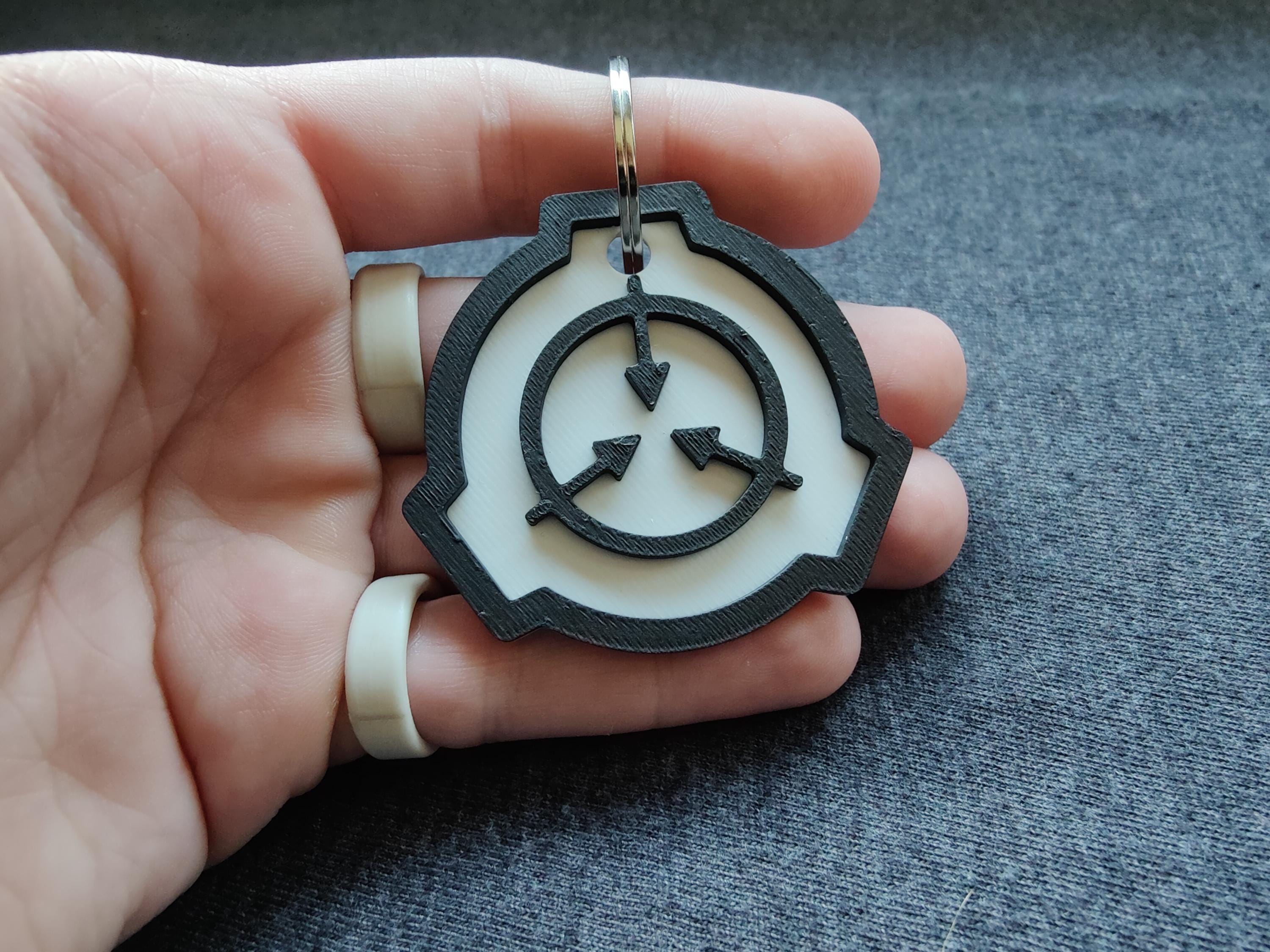3D Printed Scp Keychain - Etsy