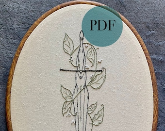 Dagger Embroidery - Etsy