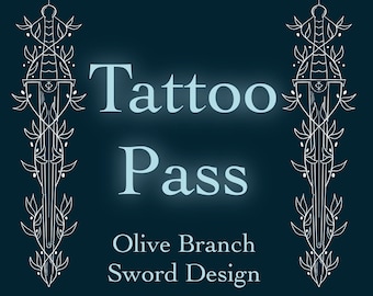 Olive Branch Tattoo - Etsy