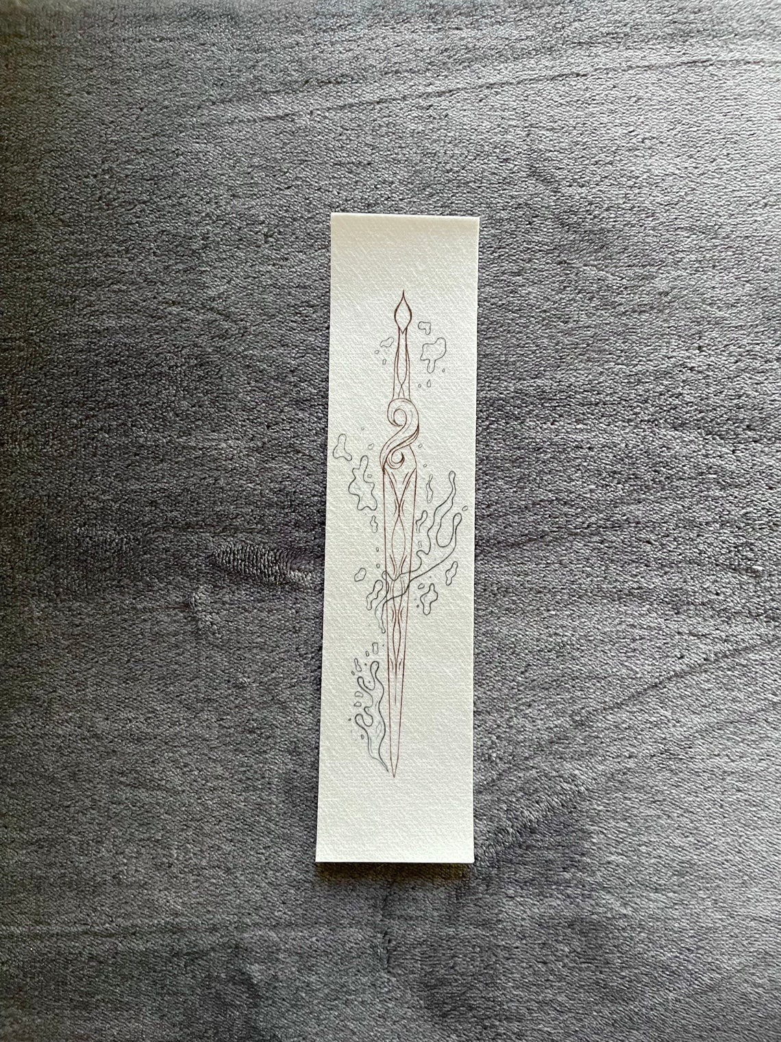 Stick and Stitch Water Sword Embroidery Elemental Sword - Etsy