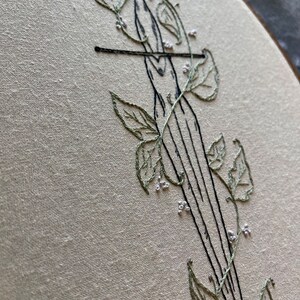 Elven Cottagecore Dagger Hand Embroidery , Fae King Queen Dagger , Hand ...