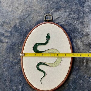 Green Goth Snake Hand Embroidery Pattern | Digital Pattern | PDF ...