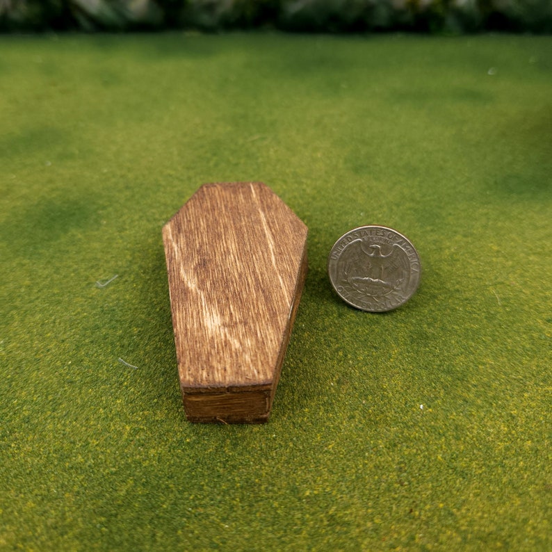 Mini Coffin Sculpture Miniature Wood Coffin That Opens for - Etsy