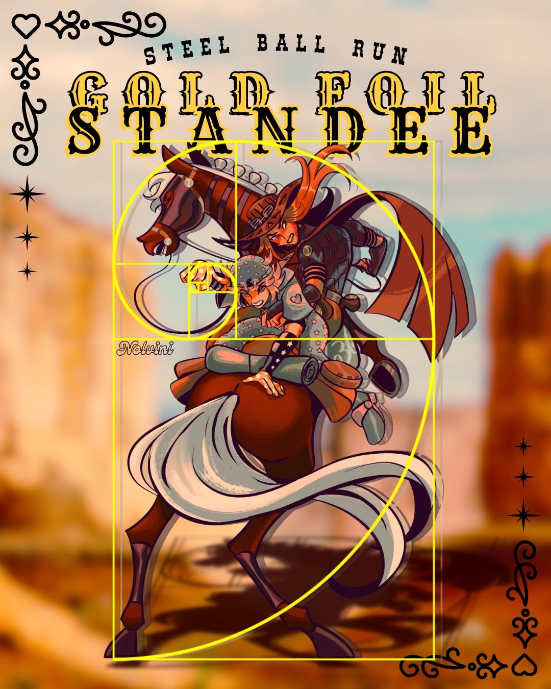 SBR Gold Foil Standee - Etsy