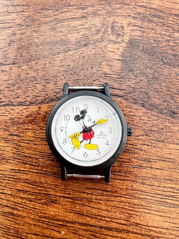Vintage Lorus Mickey Mouse Watch - Disney - Plastic … - Gem