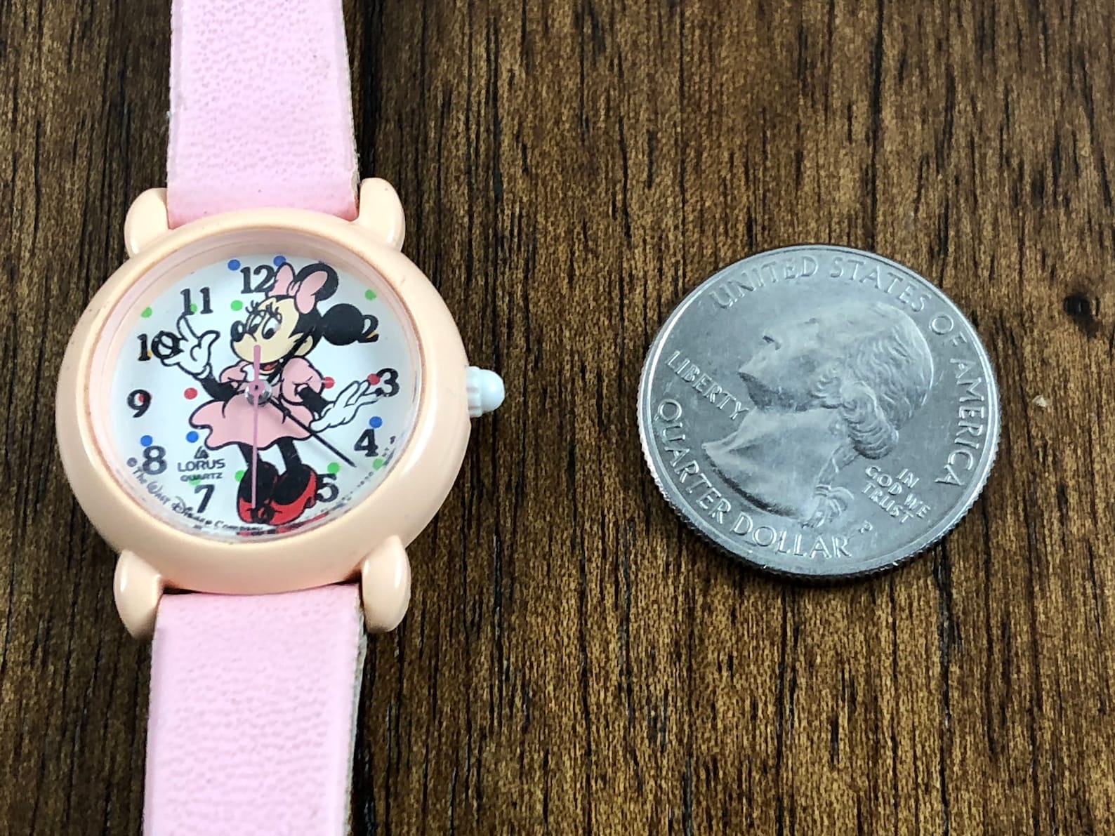 Vintage Lorus Pink Minnie Mouse Watch Women's Disney - Etsy