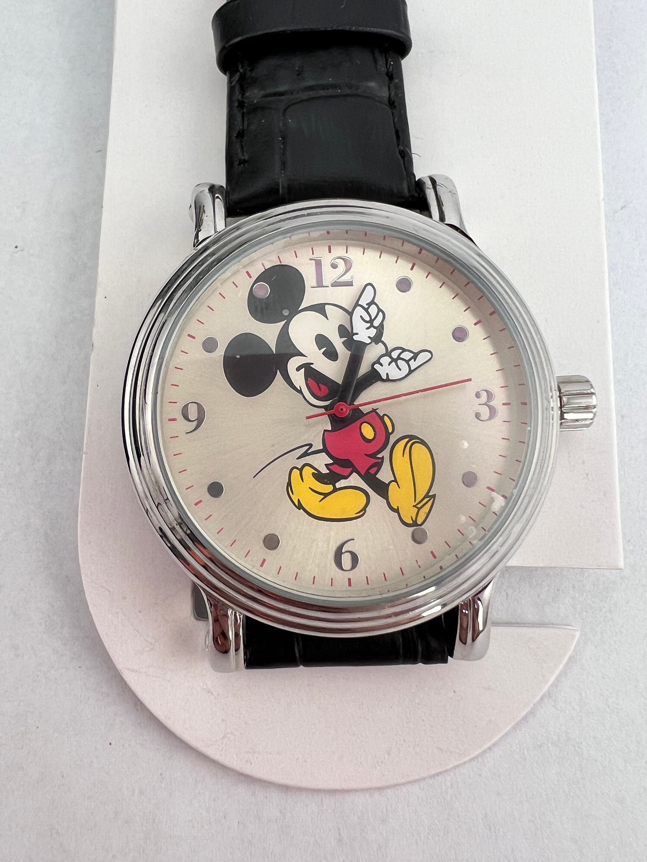 Disney's Classic Mickey Mouse Watch With Rotating Hands - Etsy