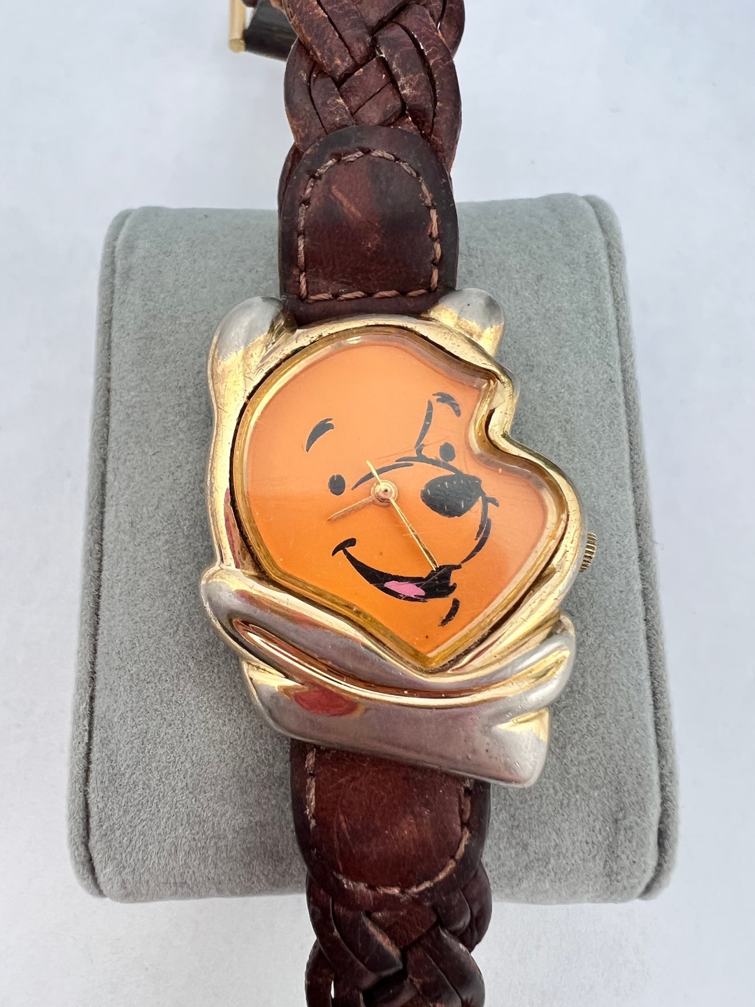 Vintage Timex Winnie the Pooh Watch - Disney Pooh Bear Watch - Gold ...