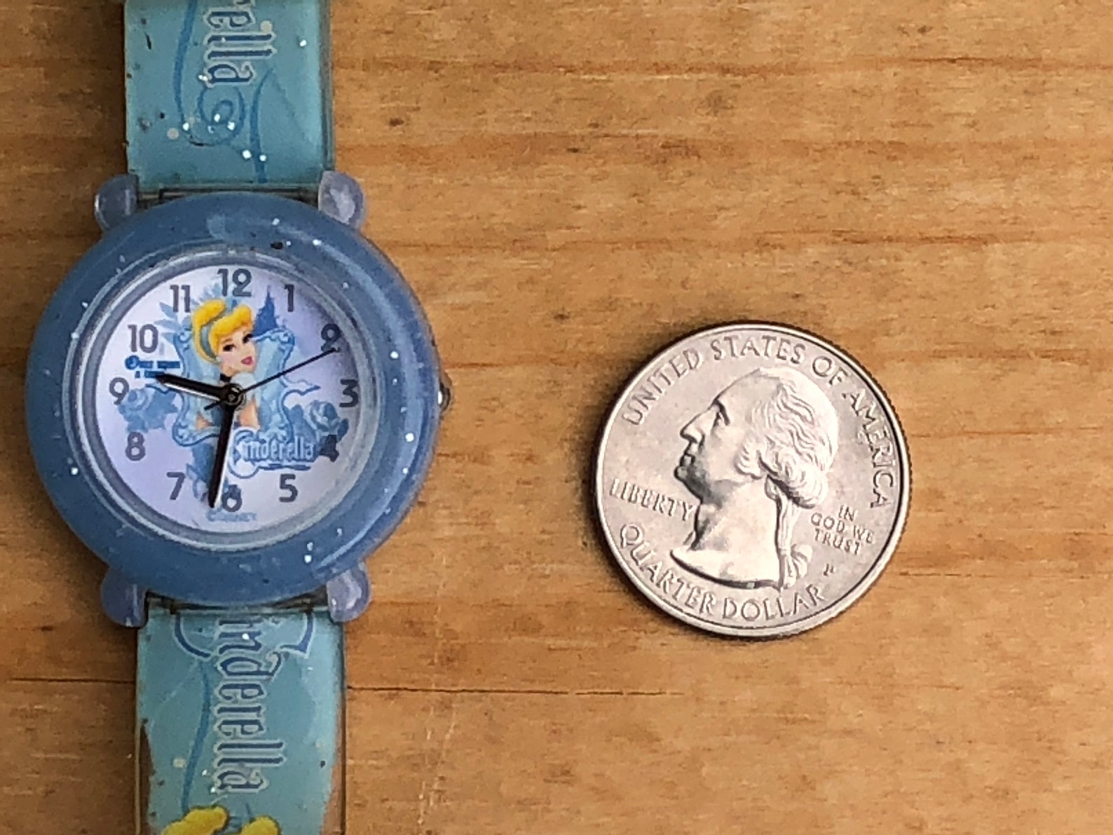 Vintage Disney Cinderella Watch Disney Parks Watch Beautiful Blue Face ...