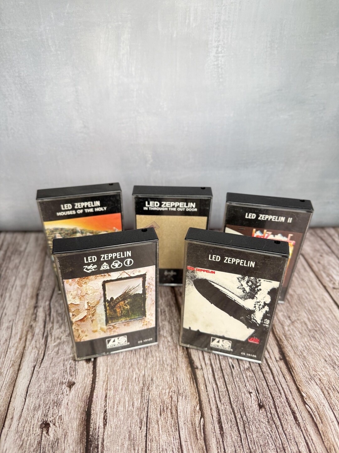 Vintage Led Zeppelin Cassette Tape Lot – Set of 5 Classic Albums - Etsy