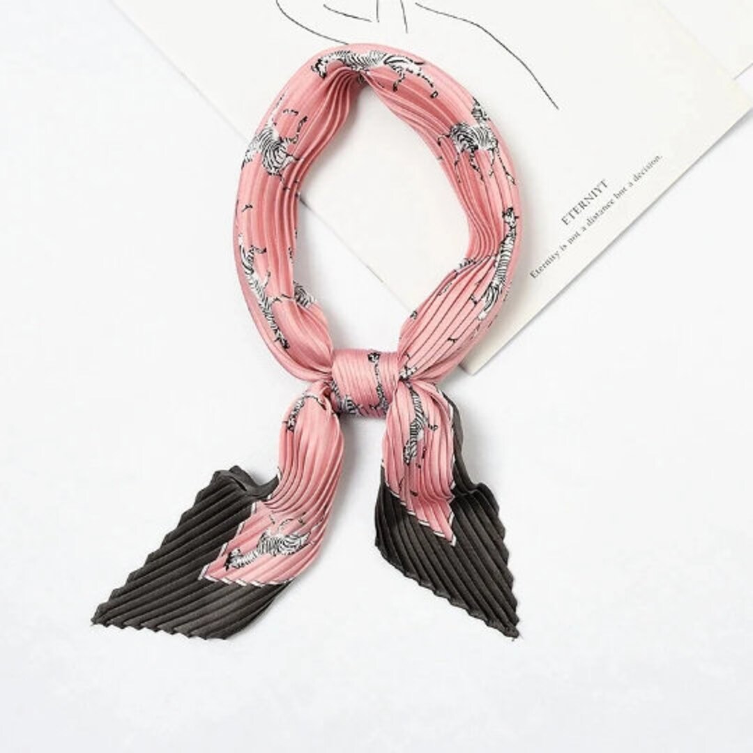 The Mombasa Bandana | Light Pink Scarf | Hair Scarf | Silky Neckerchief ...