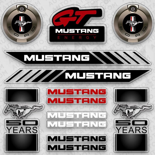 Ford Mustang Window Sticker - Etsy