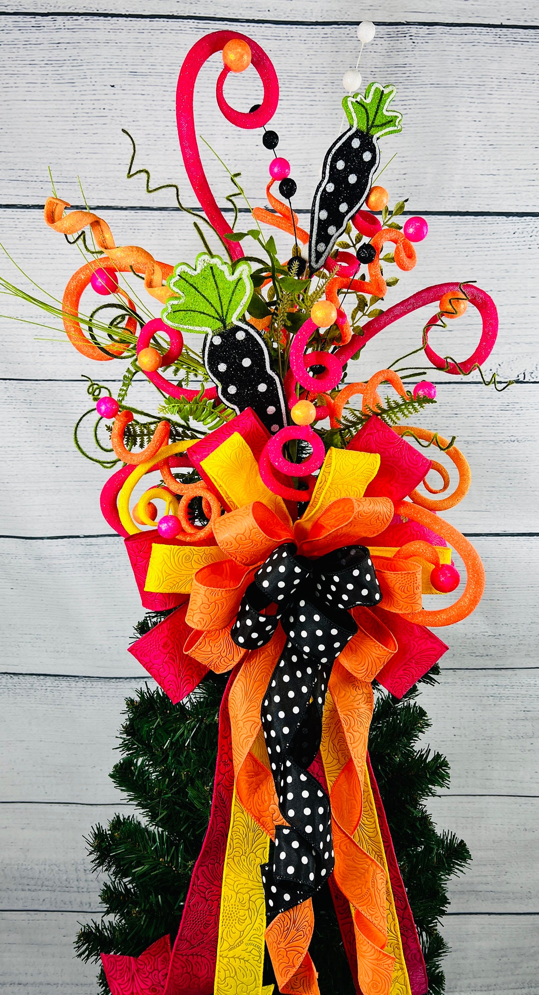 Easter Brights Tree Topper, Bright Easter Lamp Post Decoration, Large ...