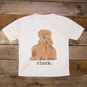 Silkie Chicken Cluck Toddler Tee | Cluck Shirt for Toddlers | Cute ...