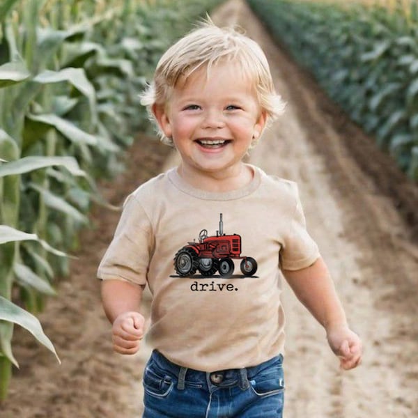 Red Tractor - Etsy