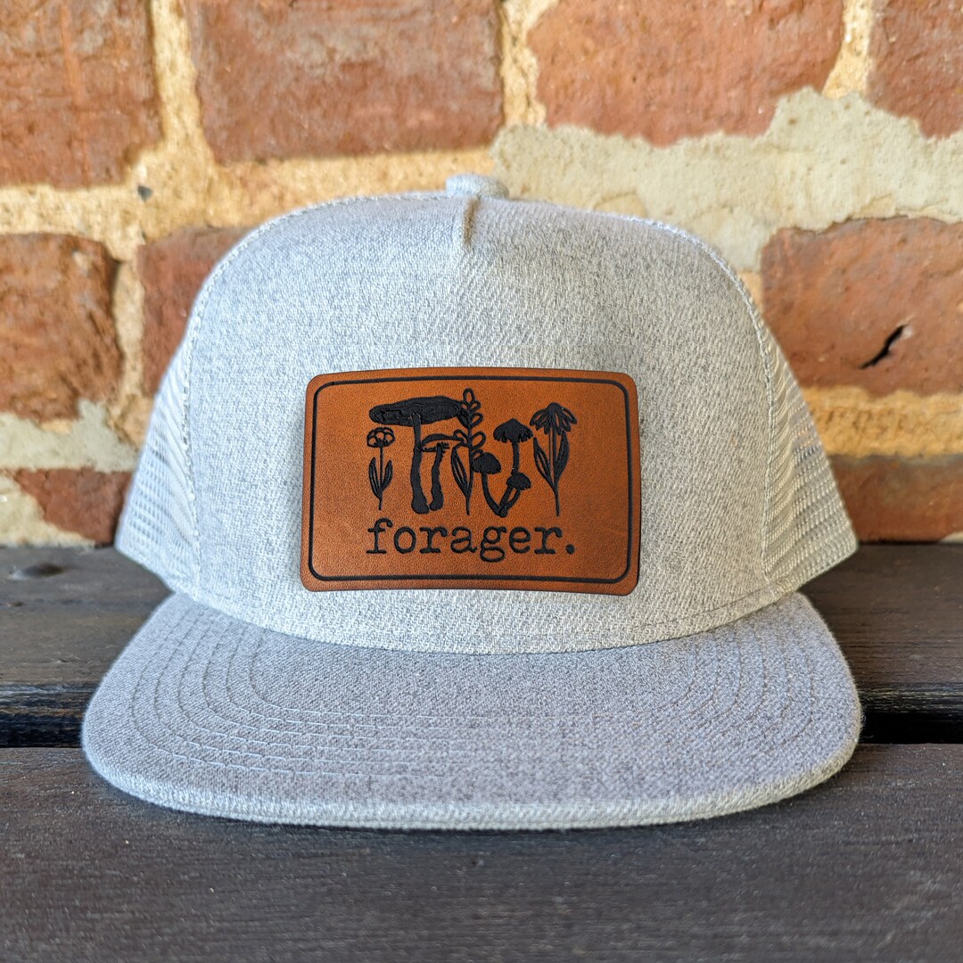 Light GREY Forager Kid Hat for Hikers & Explorers Trucker Cap Unisex ...