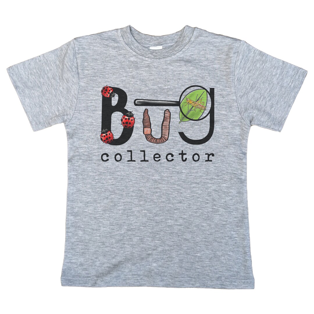 Bug Collector Kids T-shirt Insect Enthusiast Tee Nature Explorer Shirt ...
