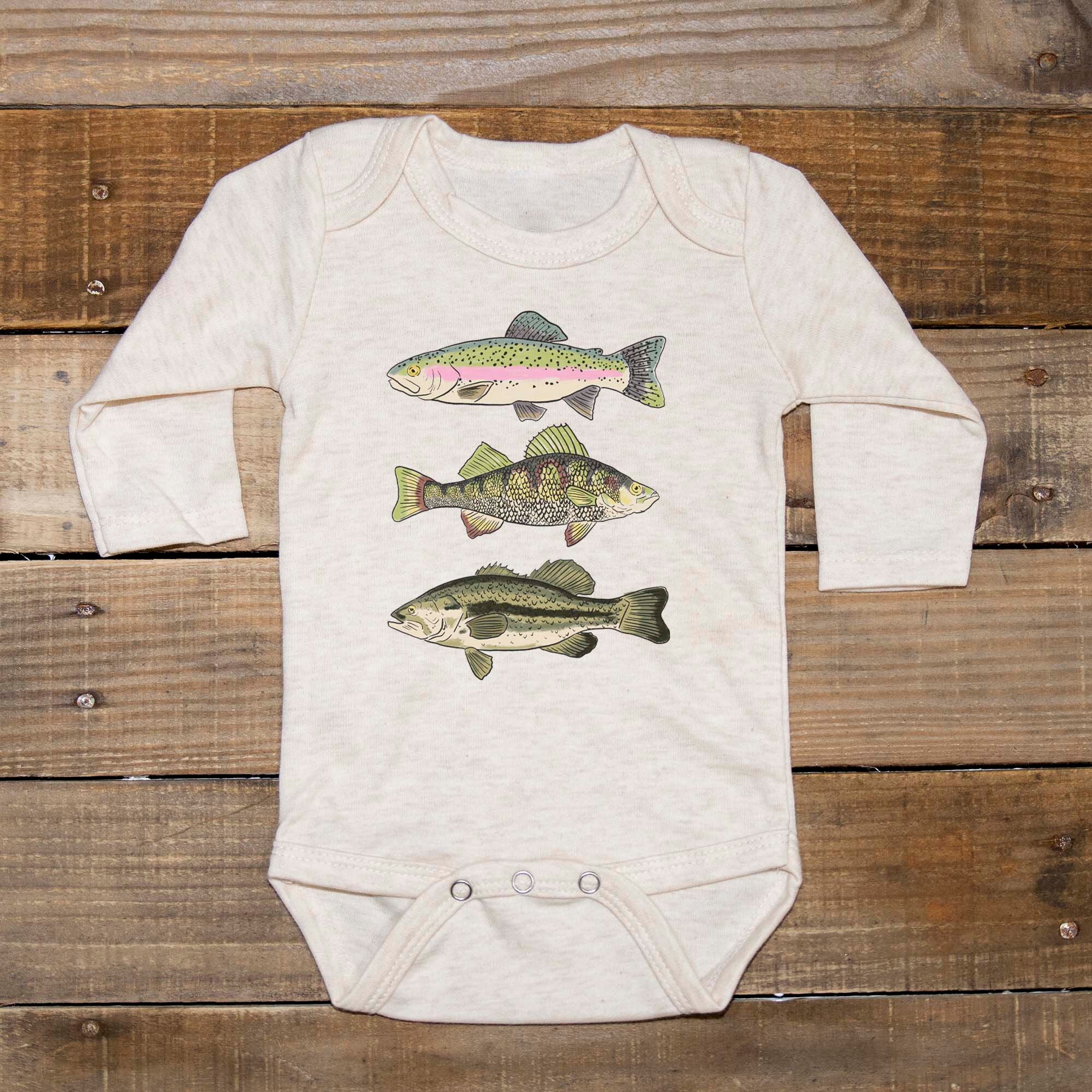 Three Fish Body Suit Summer Fishing Outfit Outdoor Summer - Etsy