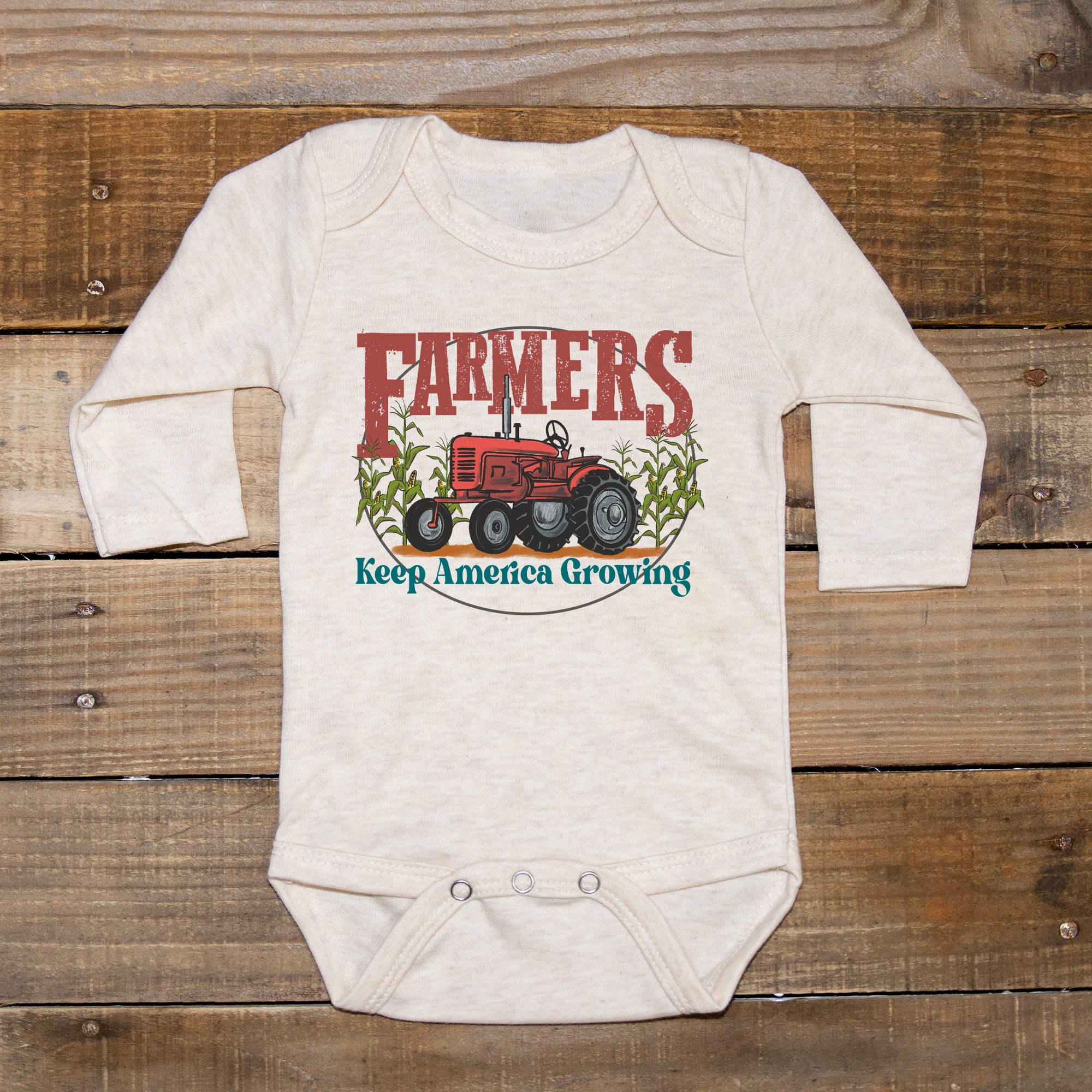 Farmers keep America growing fall farm clothing baby farm | Etsy