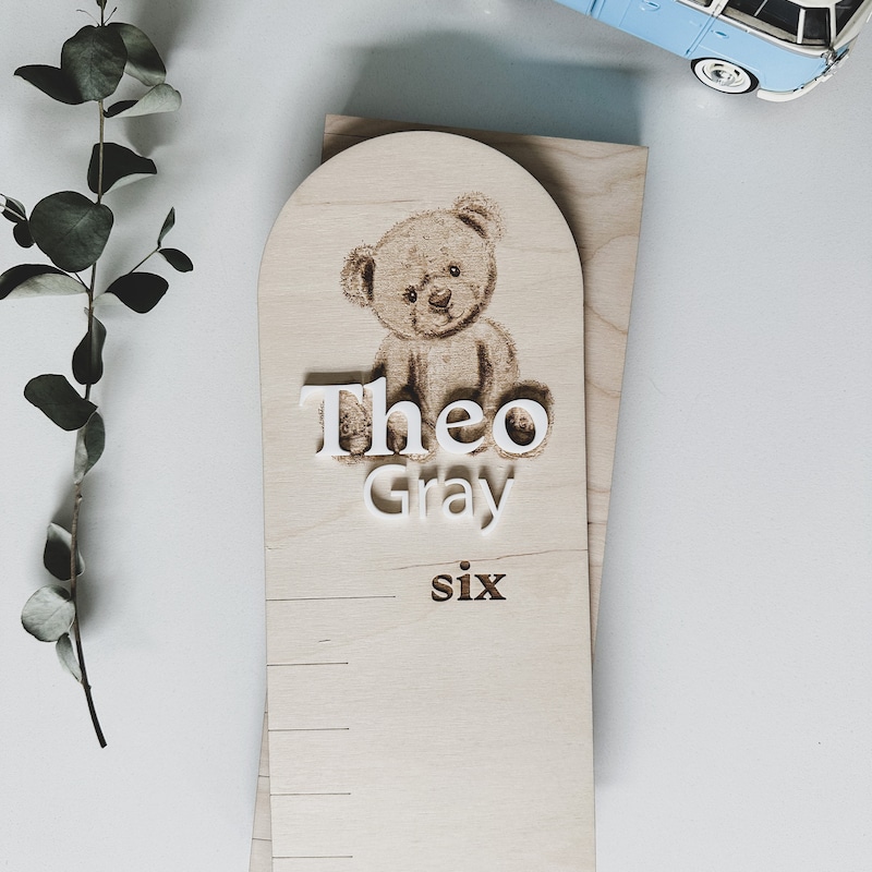 Height Chart With Fox - Etsy