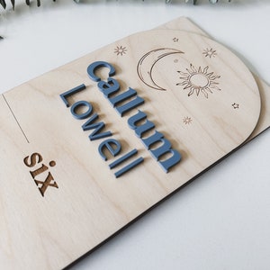 Celestial Measures Growth Chart • Personalized Growth Chart • Kids Room ...
