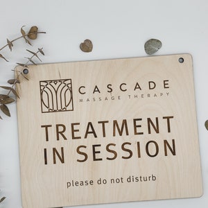 Personalized Therapist Office Sign - Engraved Clinic Door Hanger - Etsy