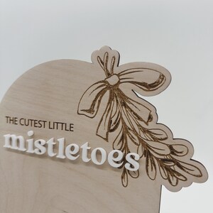 The Cutest Little Mistletoes Plaque | Baby's First Christmas Sign ...