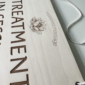 Personalized Therapist Office Sign - Engraved Clinic Door Hanger - Etsy