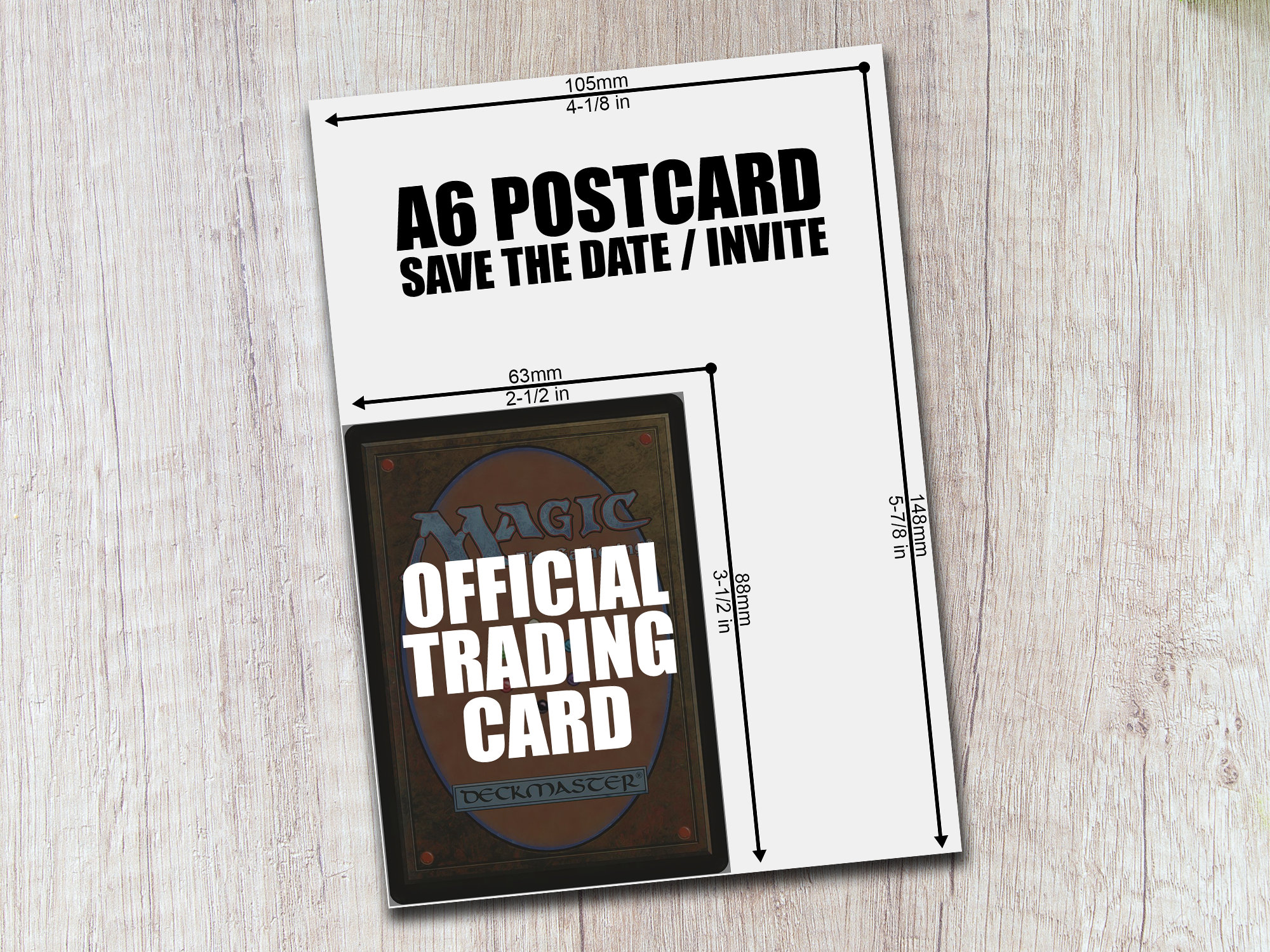 Magic the Gathering Wedding Save the Date - Etsy