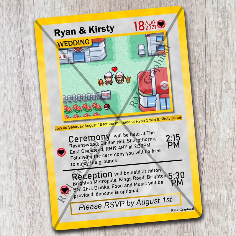 Geeky Wedding Invitation - Etsy