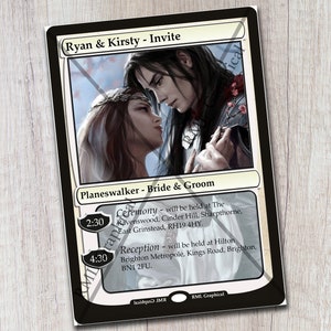 Magic the Gathering - Wedding Invite - Etsy