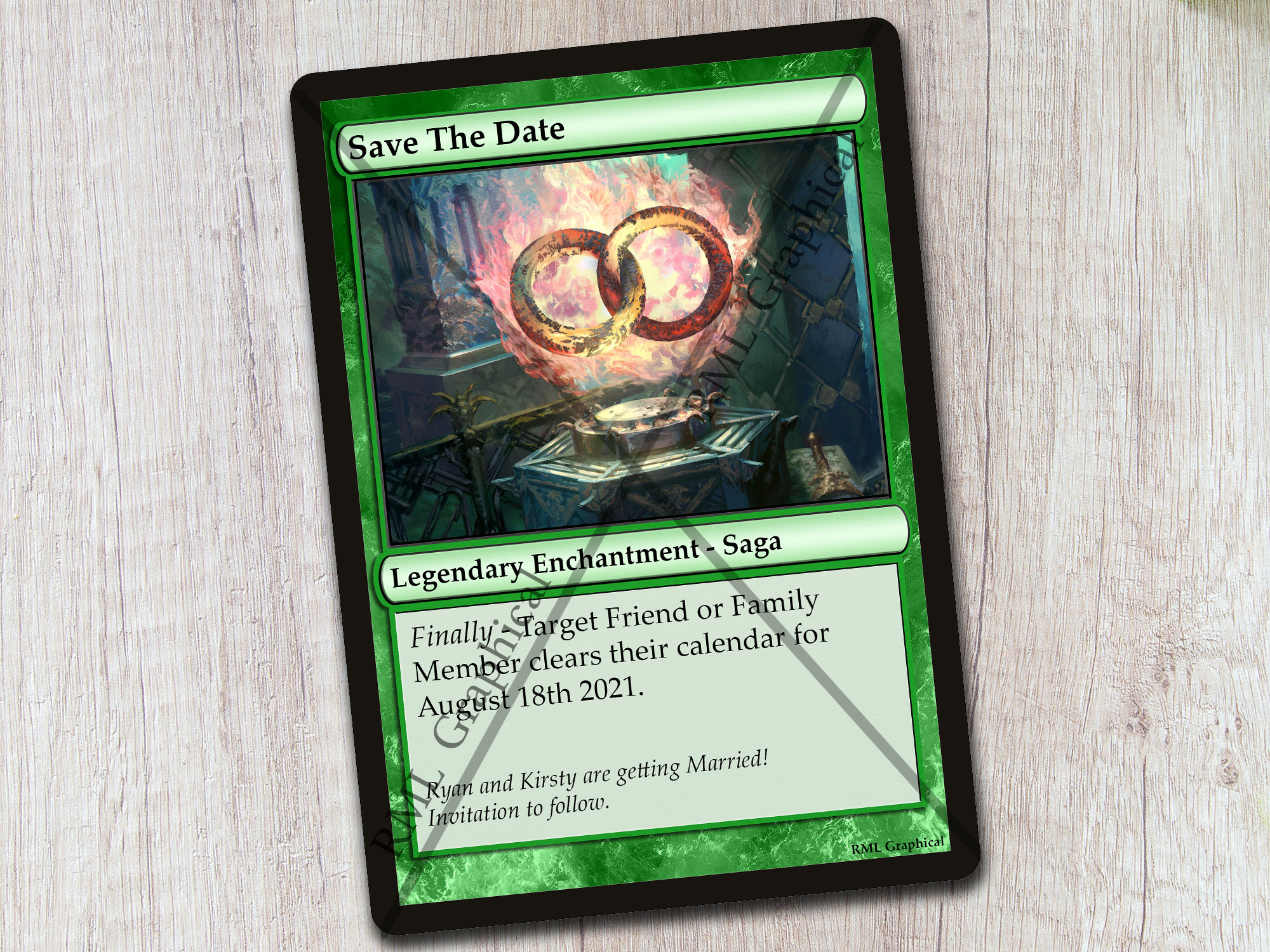 Magic the Gathering - Wedding Save the Date - Etsy