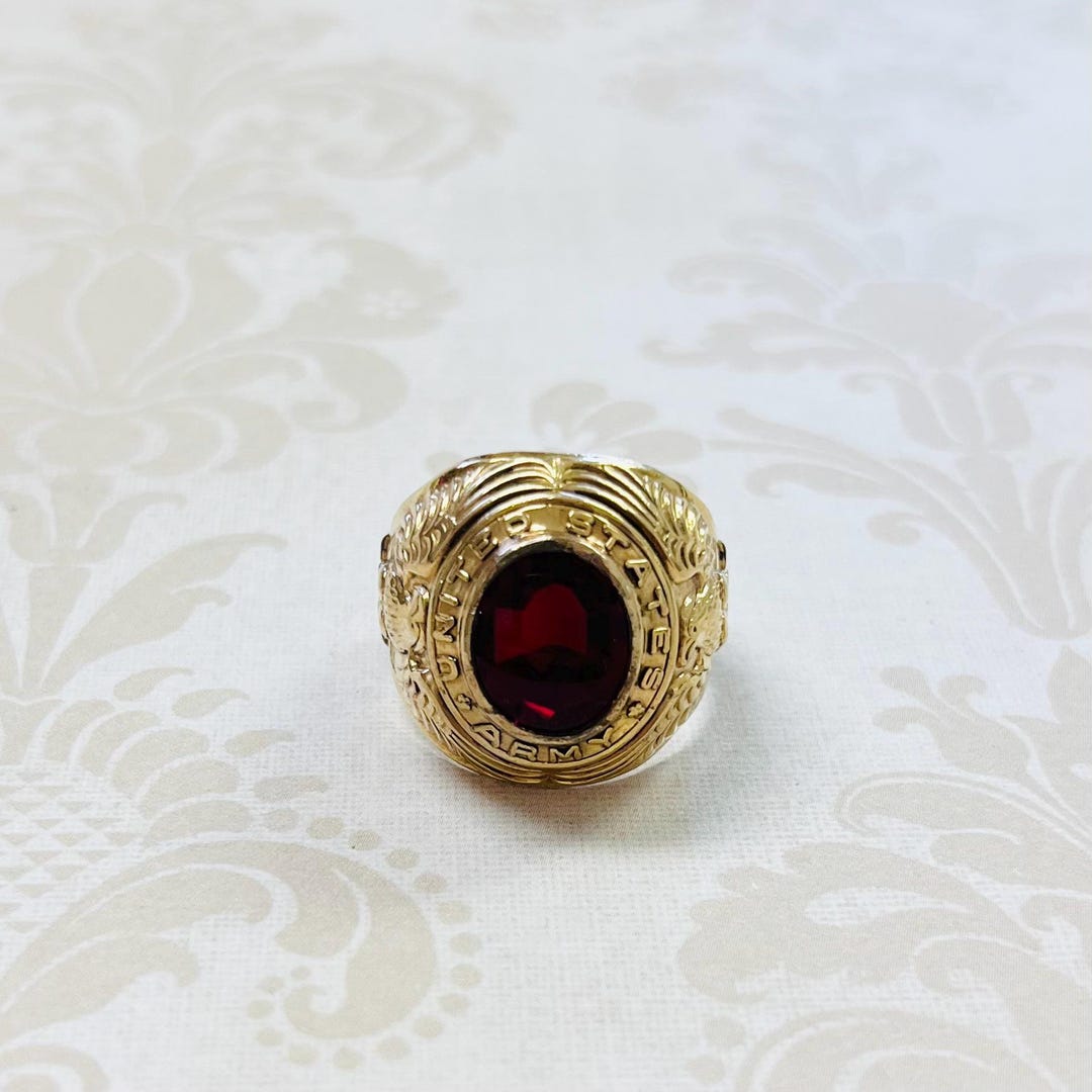 Vintage US Army Ring - Etsy