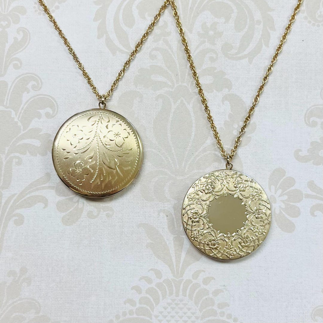 2 Gold Filled Lockets Lot #335 - Etsy