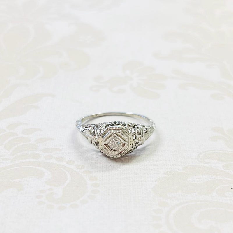 Estate Diamond Ring - Etsy