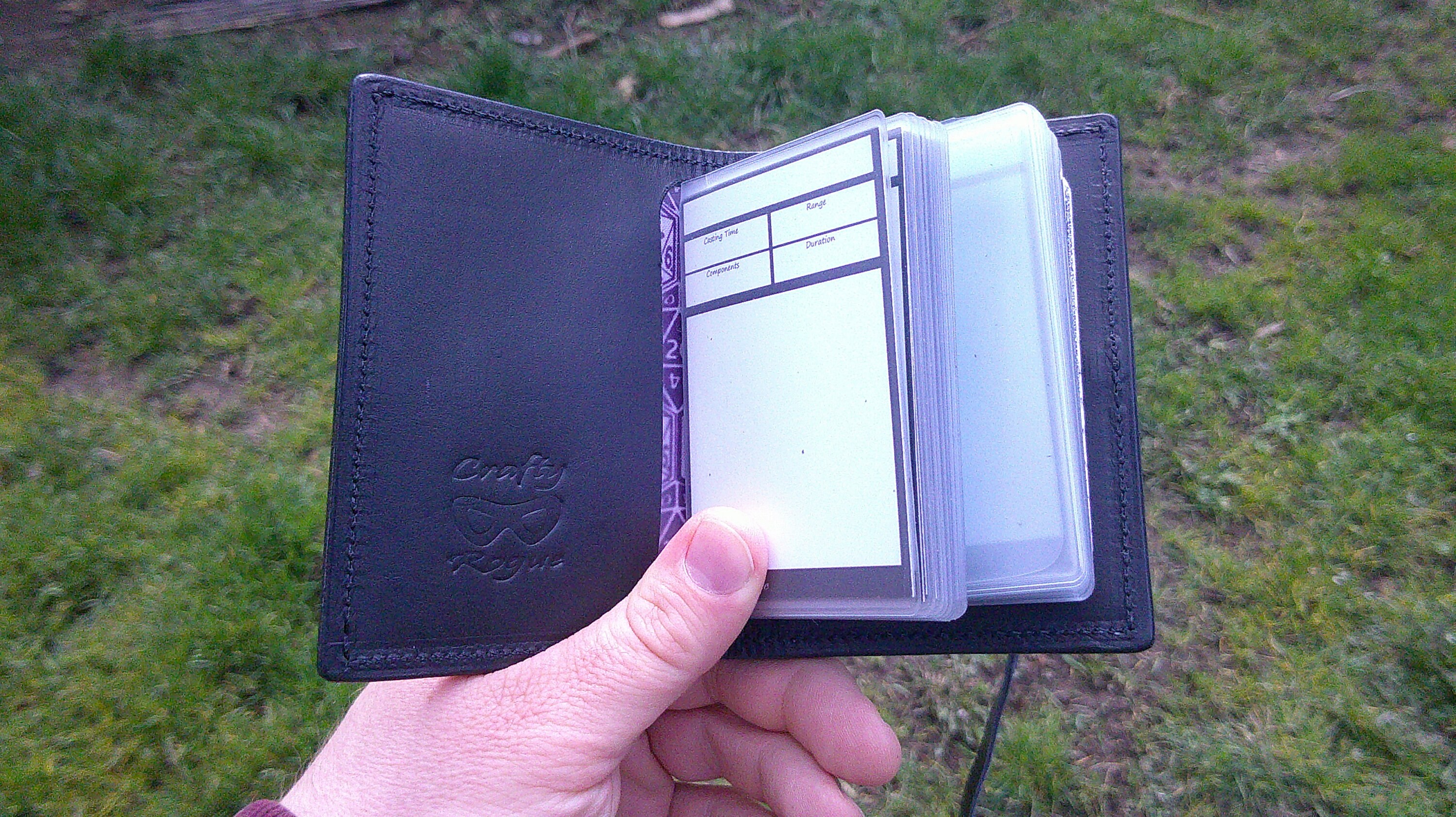 Spellbook to Hold Your D&D 5E Spell or Item Cards, Holds 40 Cards ...