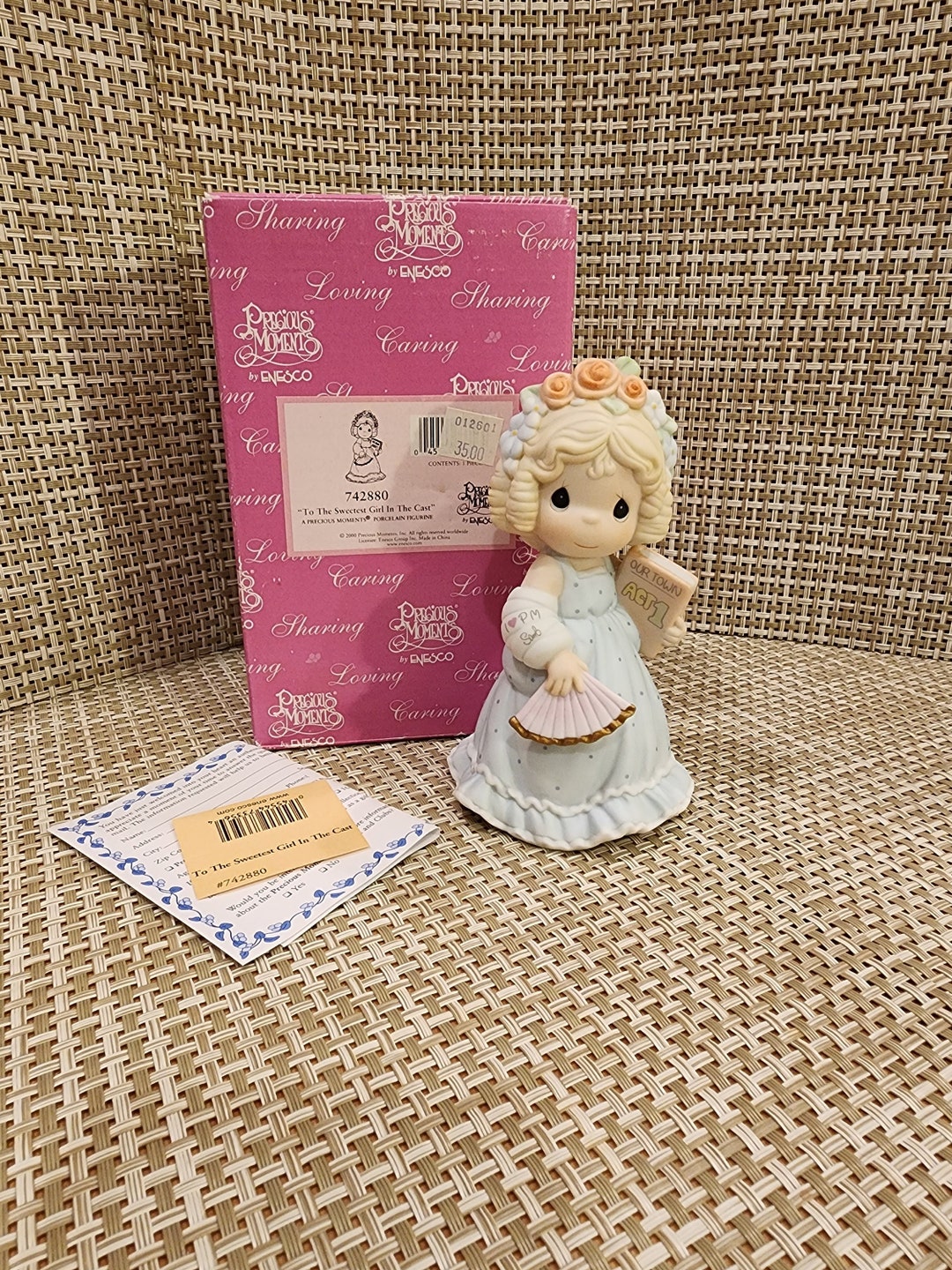 Vintage Precious Moments Porcelain Figurine "to the Sweetest Girl in ...