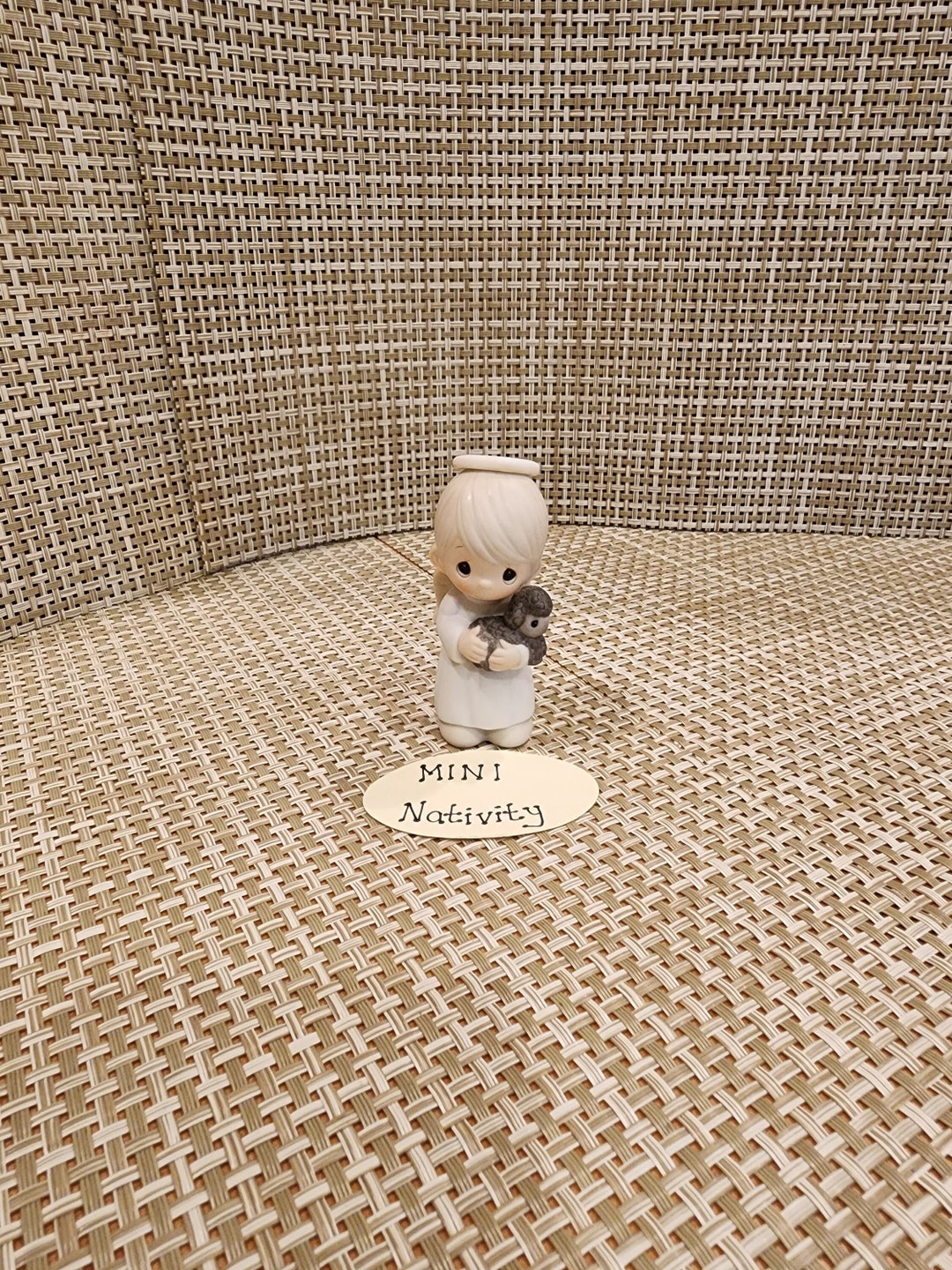 Vintage Precious Moments Mini Figurine “shepherd of Love" (retired-mini ...