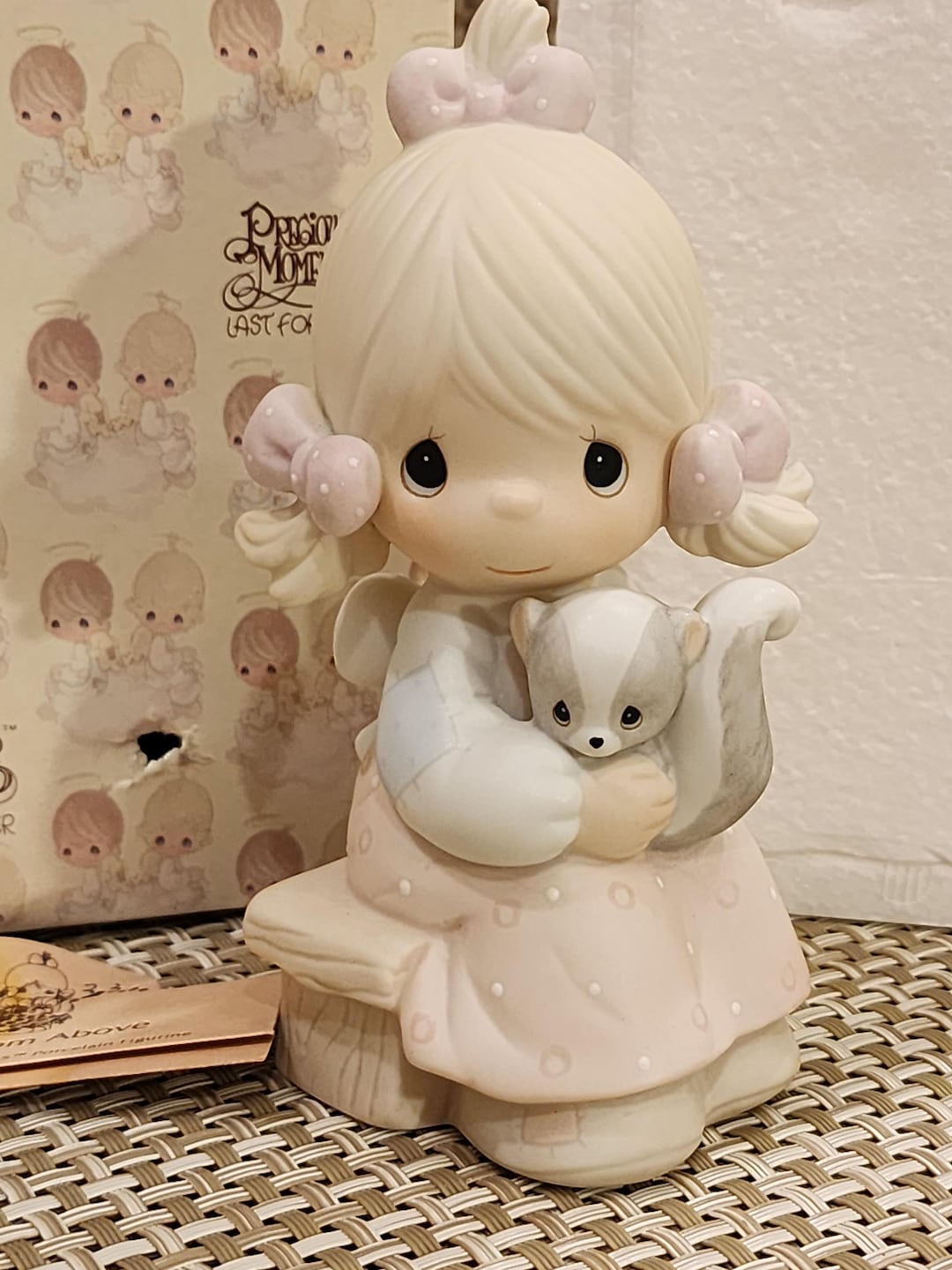 Vintage Precious Moments Porcelain Figurine "scent From Above" With Box ...